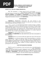 Extra Judicial Partition of Estate Sample | PDF | Property Law | Law ...