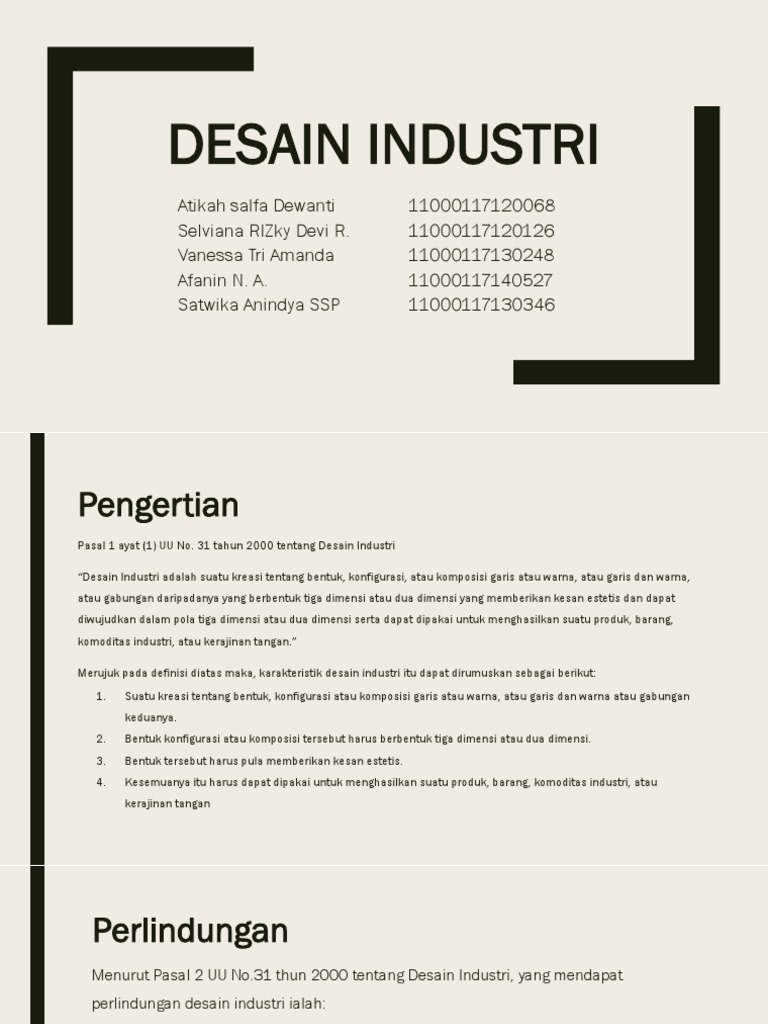 Panduan Desain Industri | PDF