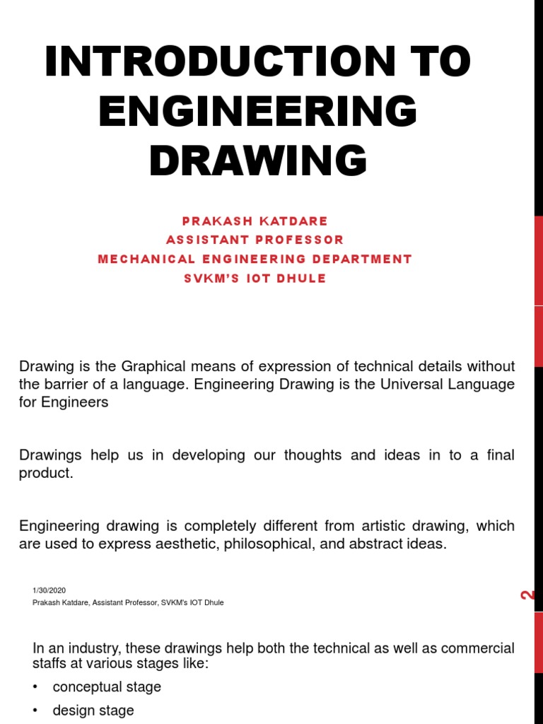 Introduction To Engineering Drawing | Download Free PDF | Drawing ...