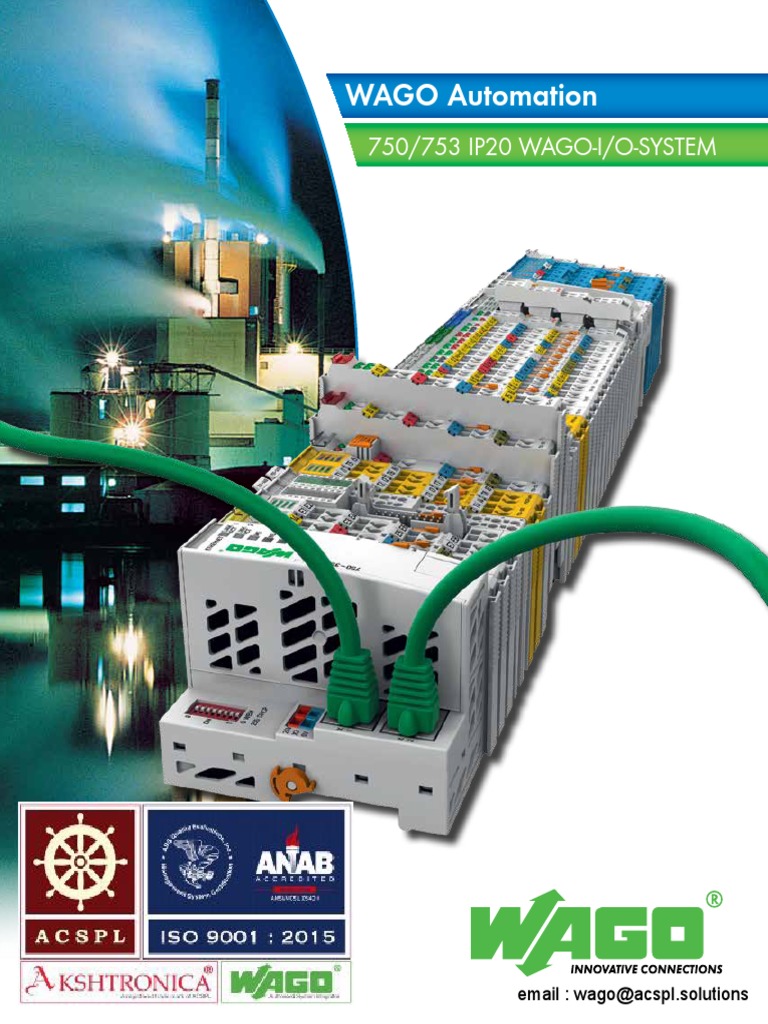 WAGO PLC & IO SYSTEM For Retrofit Upgradation Specialist in INDIA | PDF ...