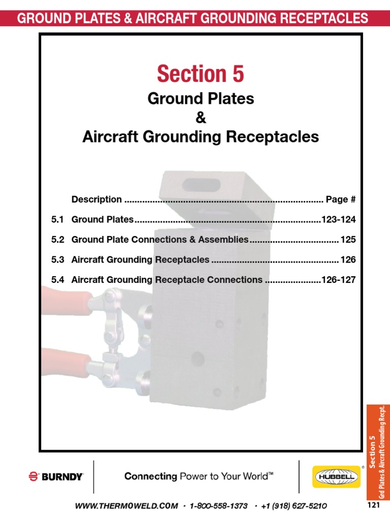 Section 5 - Ground Plates & Aircraft Grounding Receptacles Paes 121-128 ...