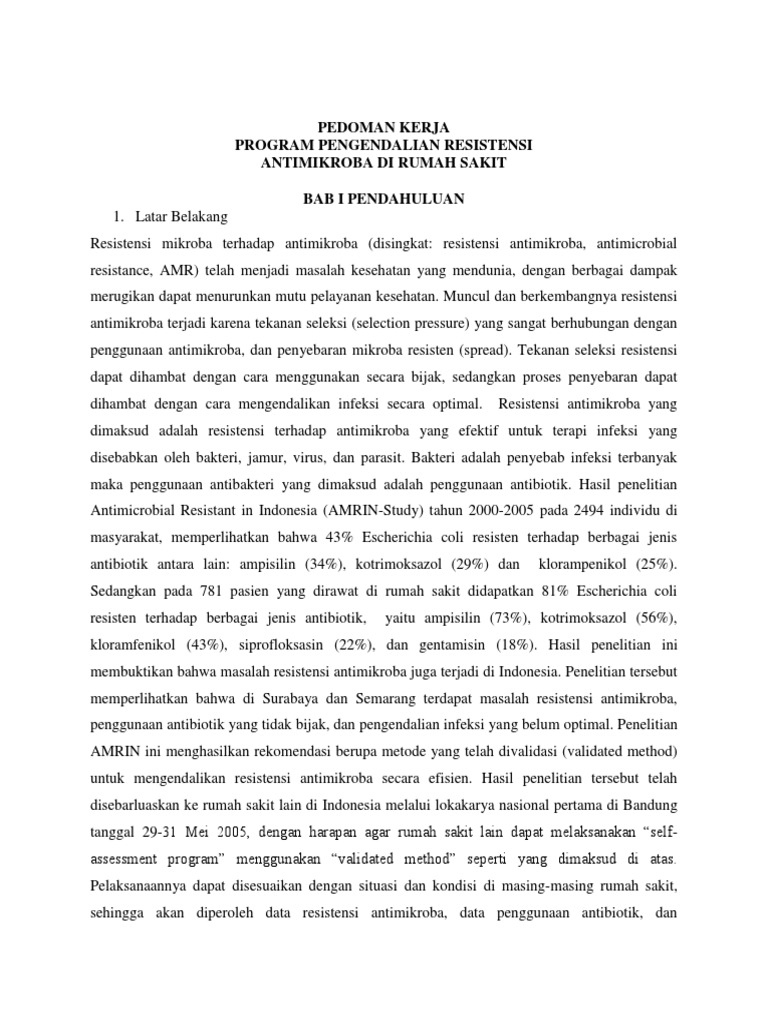 Pedoman Kerja PPRA FIX | PDF