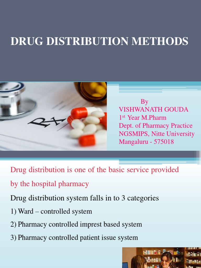 Drug Distribution Methods | PDF | Pharmacy | Patient