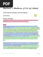 Marbury vs. Madison Case Digest | PDF | Marbury V. Madison | Mandamus
