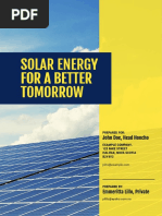 Solar Script | PDF | Solar Power | Solar Panel