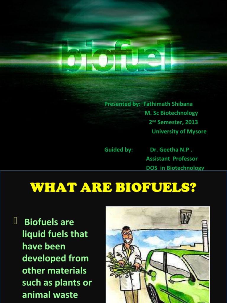 Biofuels 131122134746 Phpapp01 PDF | PDF | Biofuel | Biodiesel