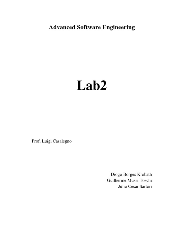 Advanced Software Engineering: Prof. Luigi Casalegno | PDF | Use Case | Computing