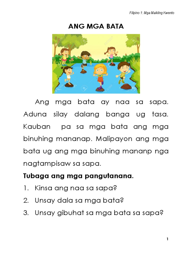 Grade 1 Mugbong Basahon | PDF