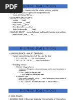 Proper Legal Citation | PDF | Citation | Supreme Courts