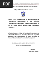 AASTU Students Handbook | PDF | Engineering | University And College ...