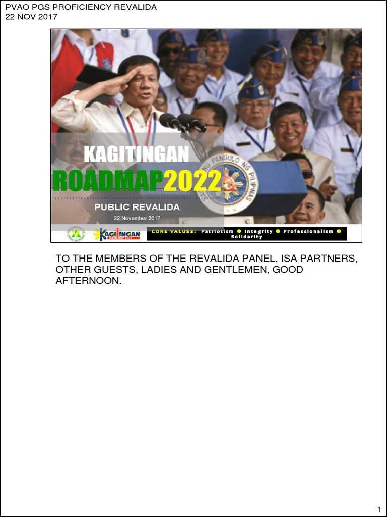 Pvao Revalida Presentation For Pgs Proficiency Stage Download Free