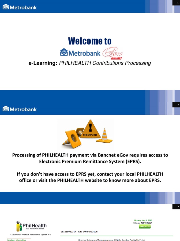 PHILHEALTH Payment Guide for Employers | PDF | Personal Identification ...