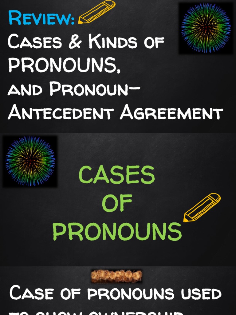 Review On Pronouns Revised | PDF | Grammatical Gender | Pronoun