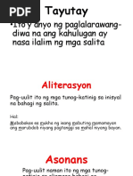 Pagsusulit Sa Konotasyon at Denotasyon | PDF