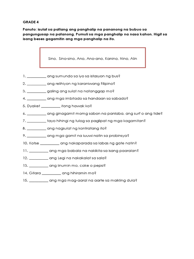 Grade 4 Review | PDF