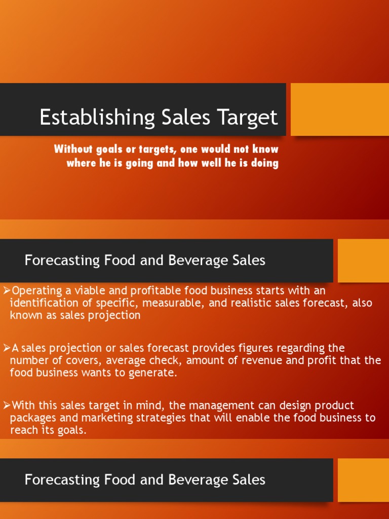 Sales Forecasting for Food Business | PDF | Sales | Forecasting
