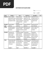 Group Presentation Grading Rubric | PDF | Information | Epistemology