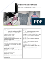 Fish and Chip Babies Knitting Pattern | PDF | Knitting | Sweater