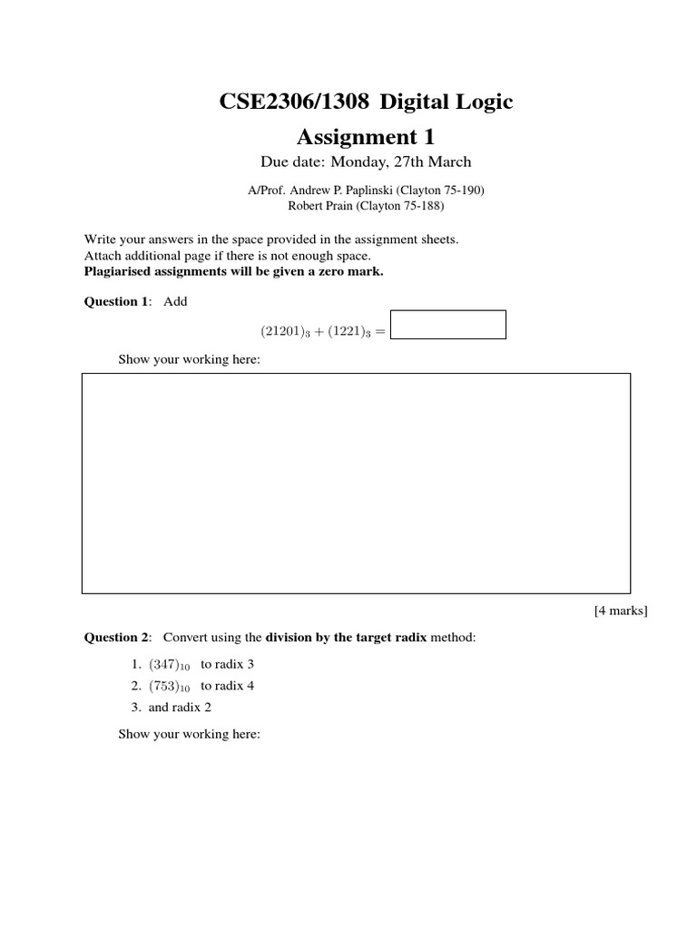 Assignment 1 (Set - 1) PDF | PDF | Boolean Algebra | Teaching Mathematics