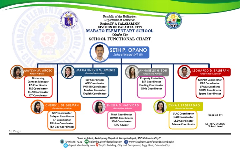Sample School Functional Chart | PDF