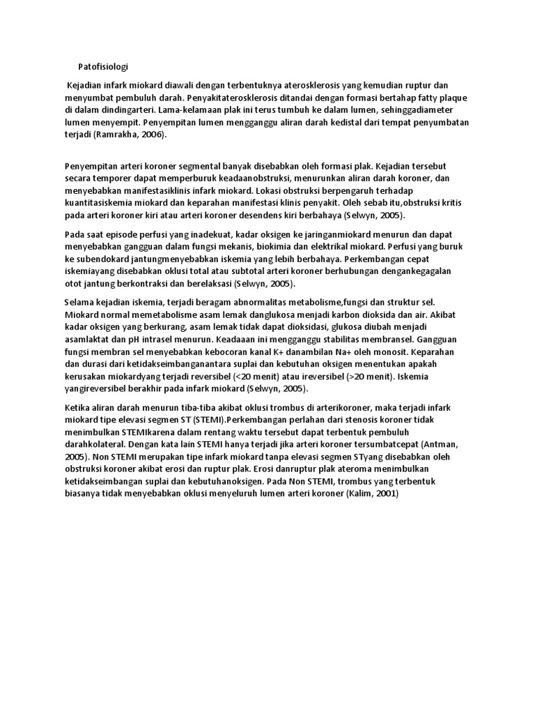 Patofis Stemi | PDF