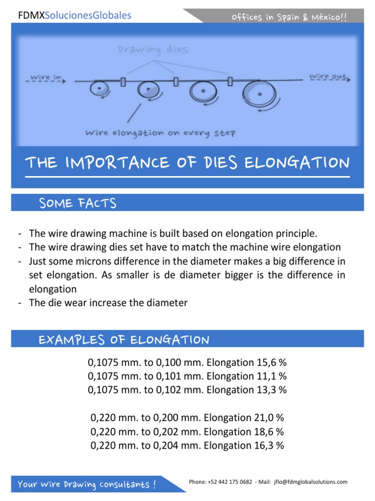 Importance of Wire Elongation Control | PDF | Manufactured Goods ...