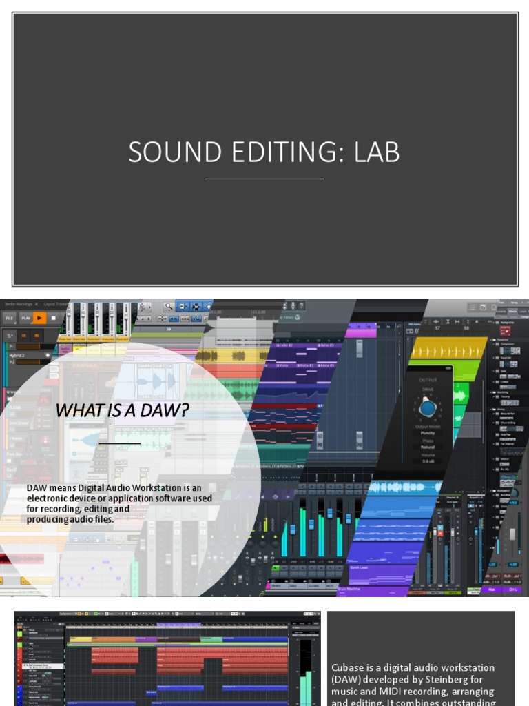 Sound Editing Lab | PDF | Media Technology | Software