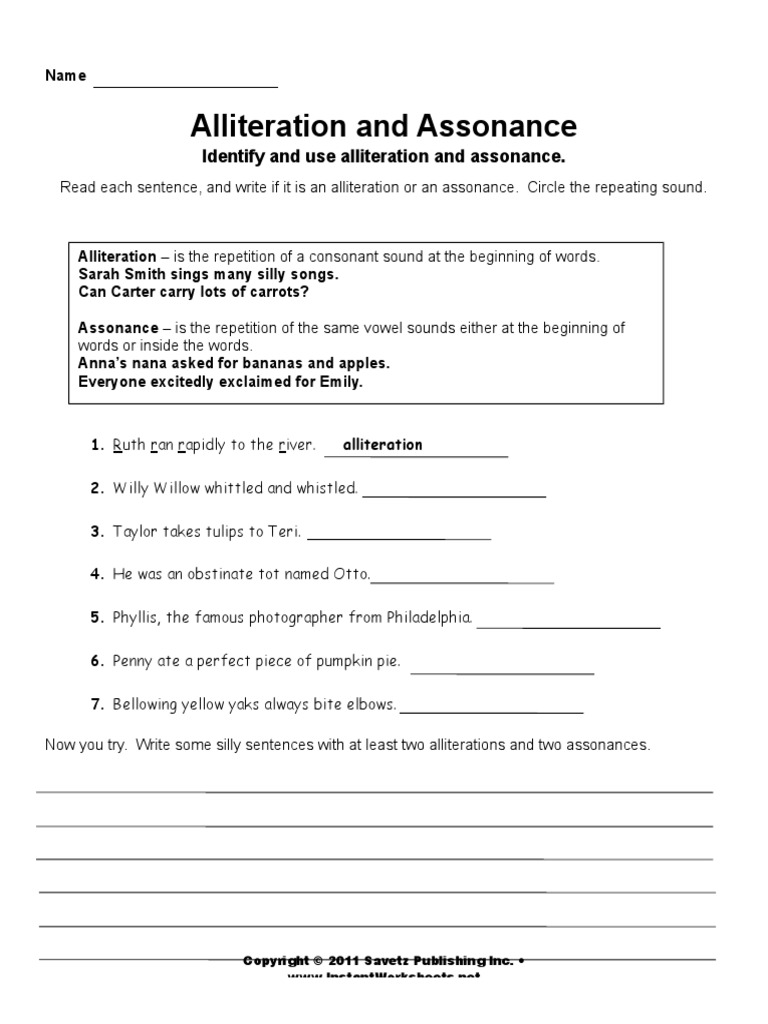 Alliteration Assonance | PDF | Poetics | Literary Techniques