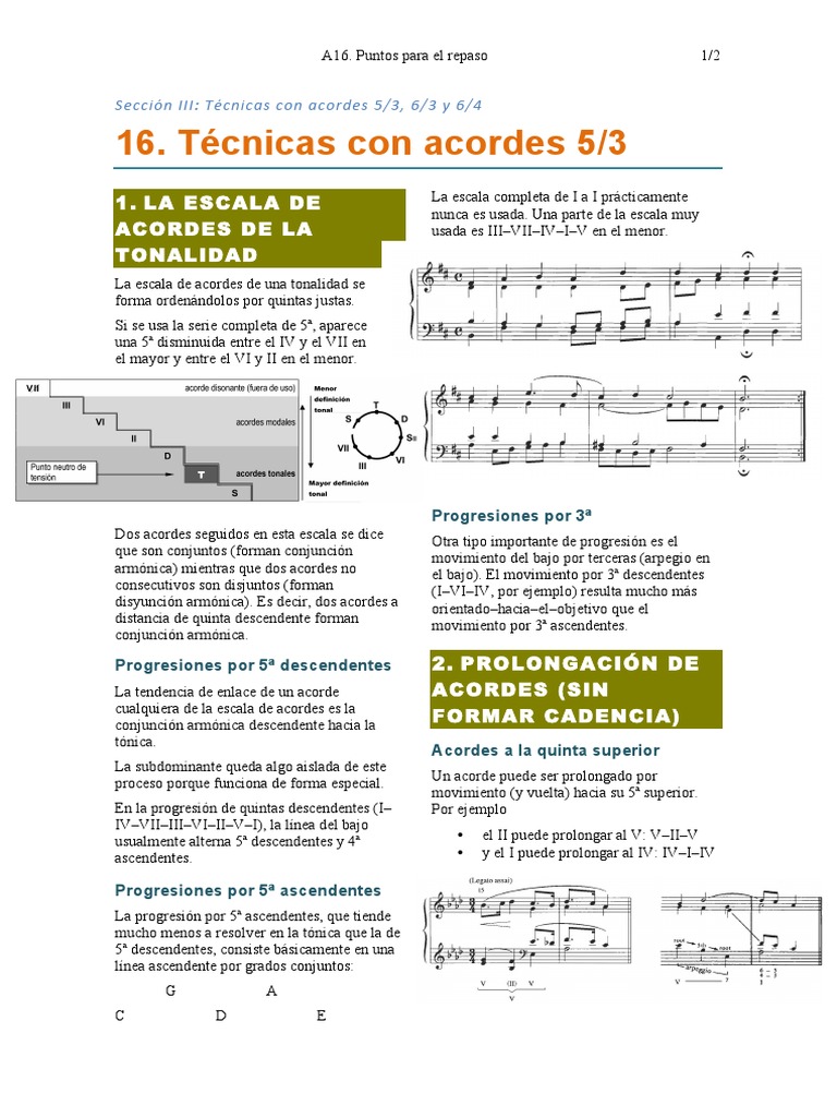 A4 - Lecciones PDF | PDF | Escala (música) | Acorde (Música)