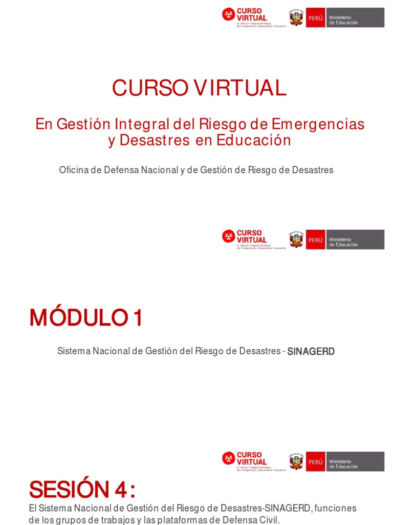 Sesión 4 - Sinagerd | PDF | Planificación | Riesgo