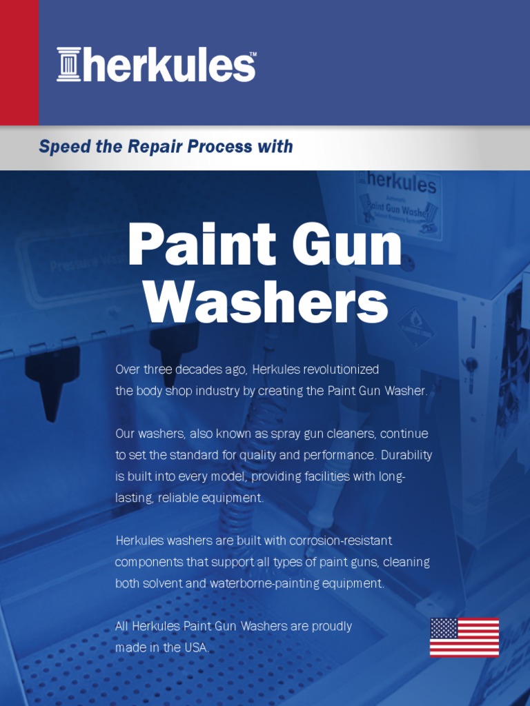 L146 02 Herkules Paint Gun Washers | PDF | Washing Machine | Paint