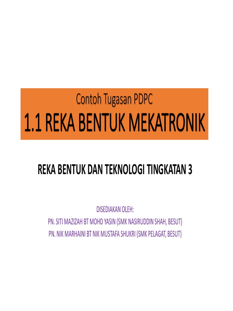 Mekatronik Presentation | PDF
