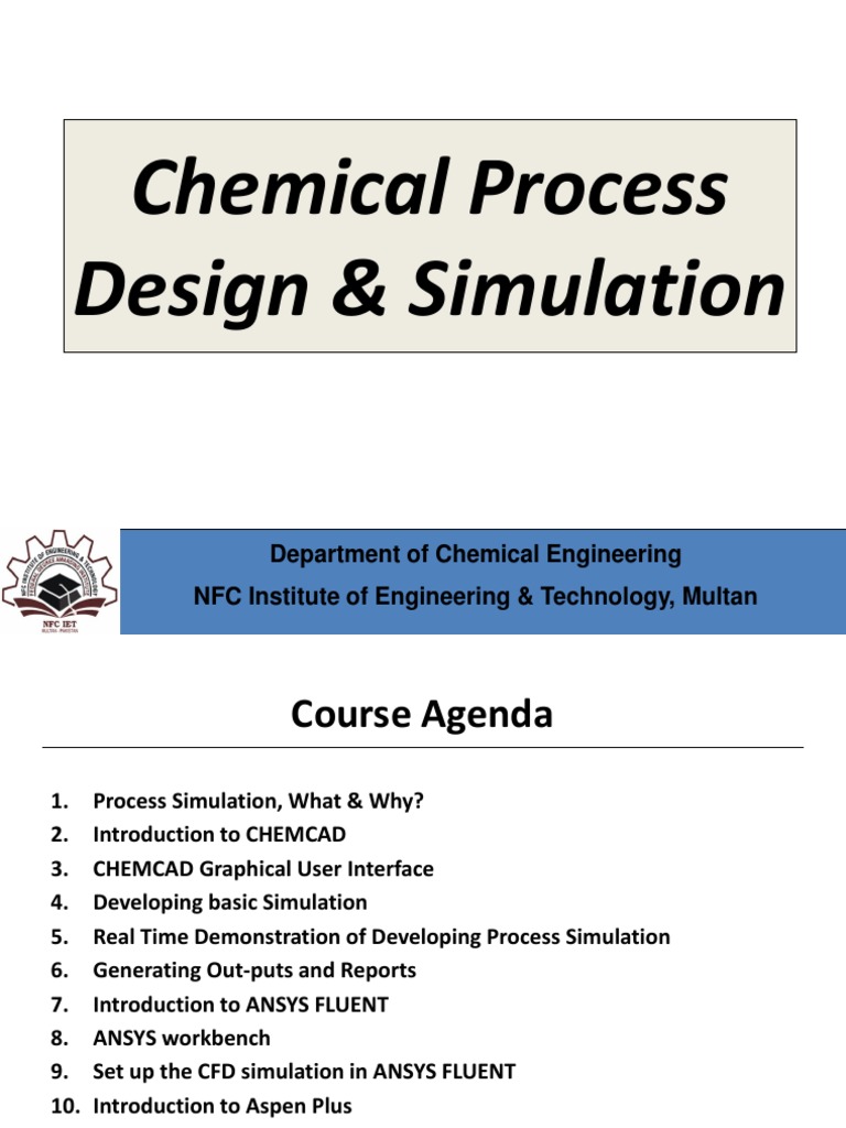 Chemcad Presentation | PDF | Simulation | Computing And Information ...