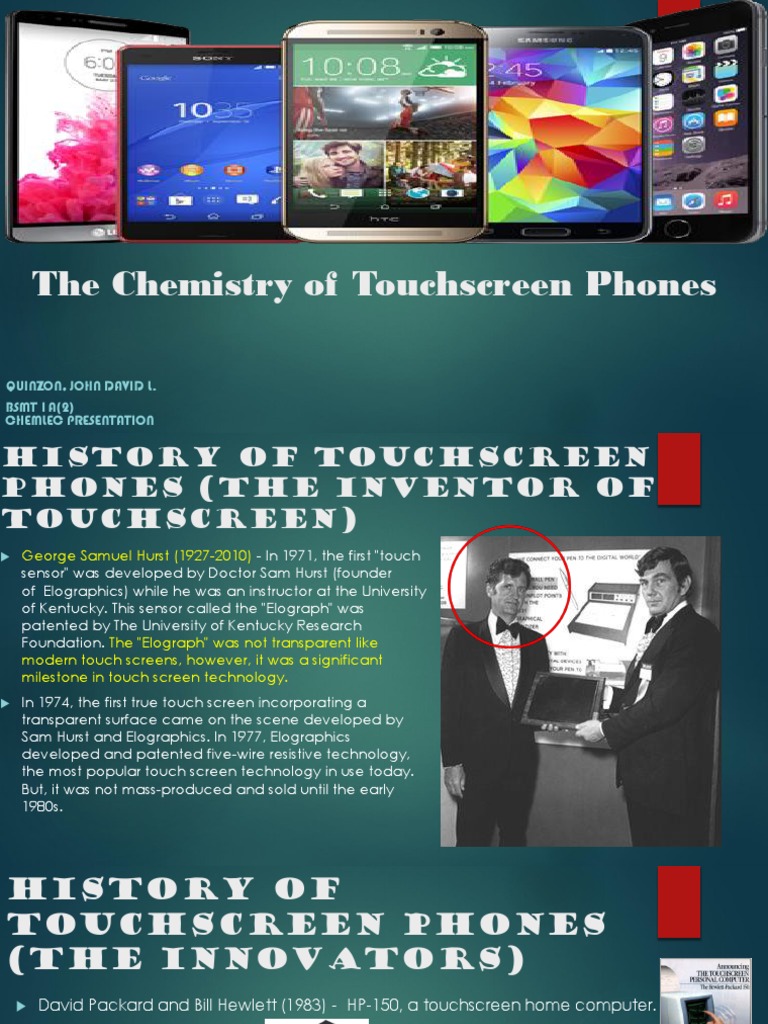 Chemistry Behind Touchscreens | PDF | Touchscreen | Atoms