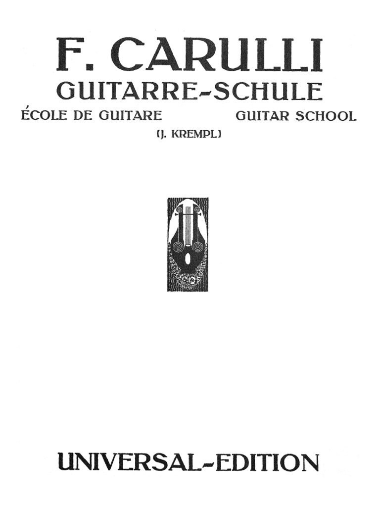 Fernando Carulli Metodo de Guitarra | PDF