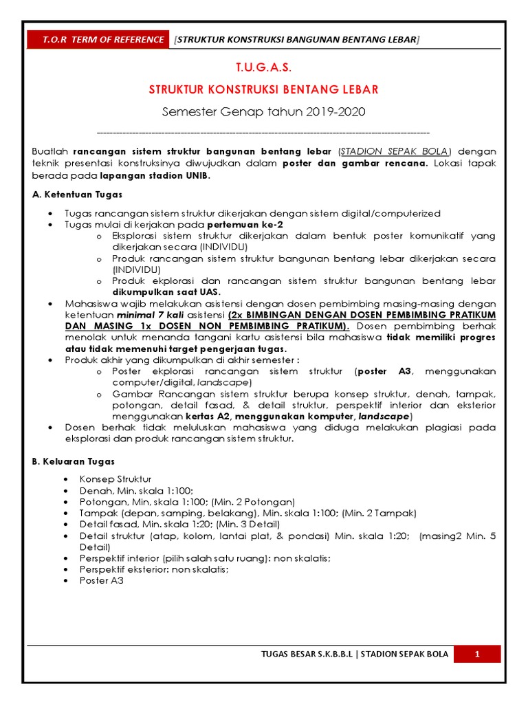 Deskripsi T.O.R SKBBL PDF | PDF