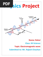 Electromagnetic Waves Project | PDF | Electromagnetic Radiation ...