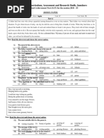 Grade 5 English Exam Paper 2021 | PDF | Multiple Choice | Linguistic ...