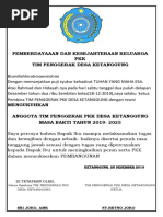 Contoh SK Pengangkatan Dan Penetapan Pengurus PKK Desa | PDF
