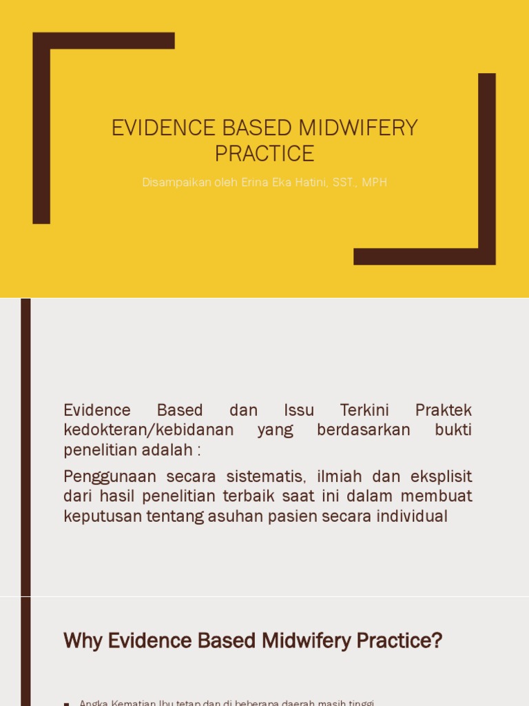 Evidence Based Midwifery Practice | PDF