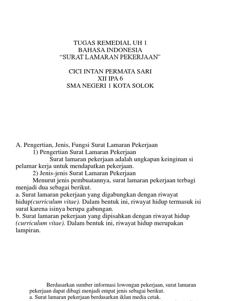 Tugas Remedial Uh 1 | PDF