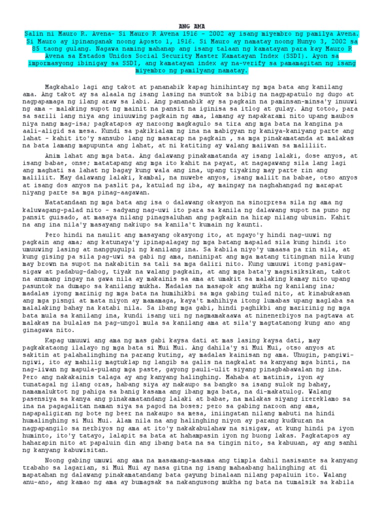 Ang Ama | PDF