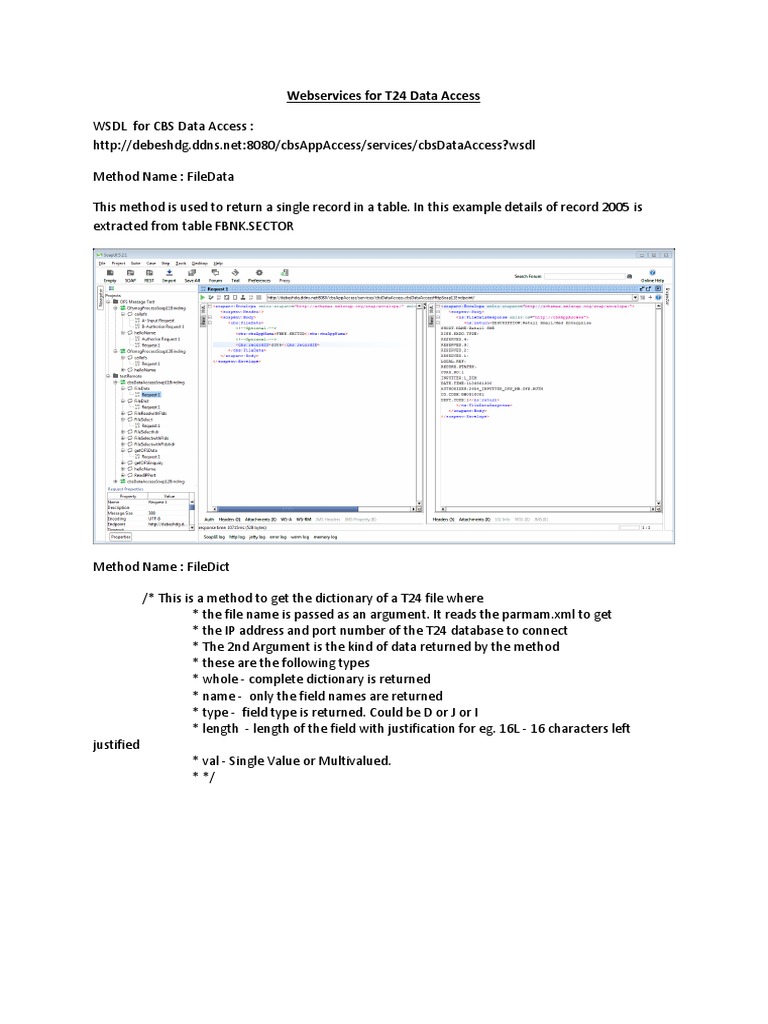 Webservices For T24 Data Access | PDF | Debits And Credits | Financial ...
