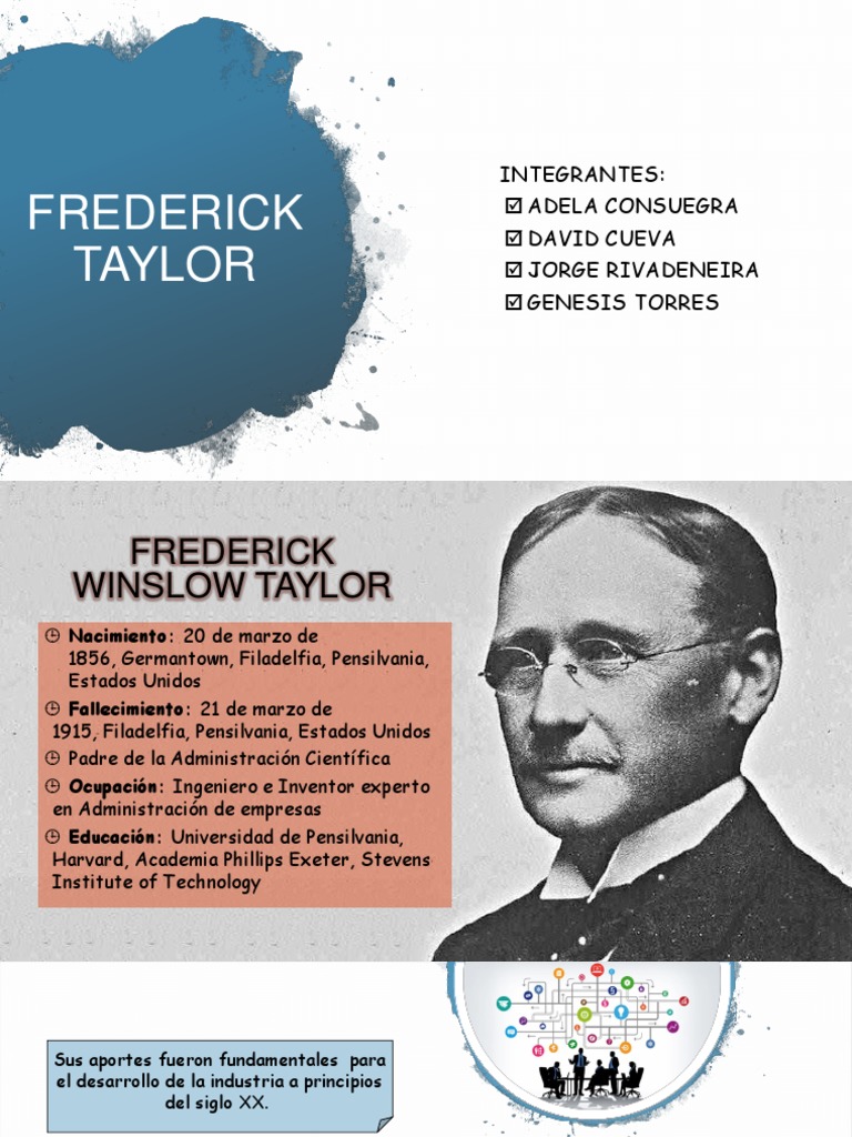 Frederick Taylor | PDF | Planificación | Ingeniería