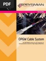 Opgw System Installation Manual | Optical Fiber | Tension (Physics)