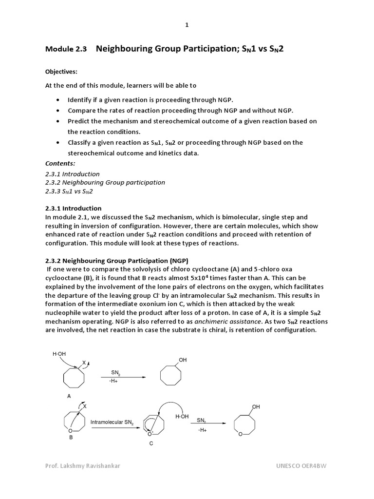 Module 2.3 NGP | PDF | Chemical Reactions | Chemical Kinetics
