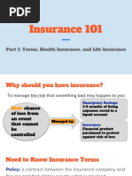 Basic Insurance Concepts Overview | PDF | Insurance | Life Insurance