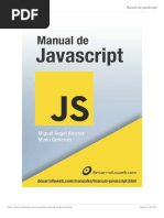 Manual de Javascript | PDF | Script Java | Lenguaje de programación