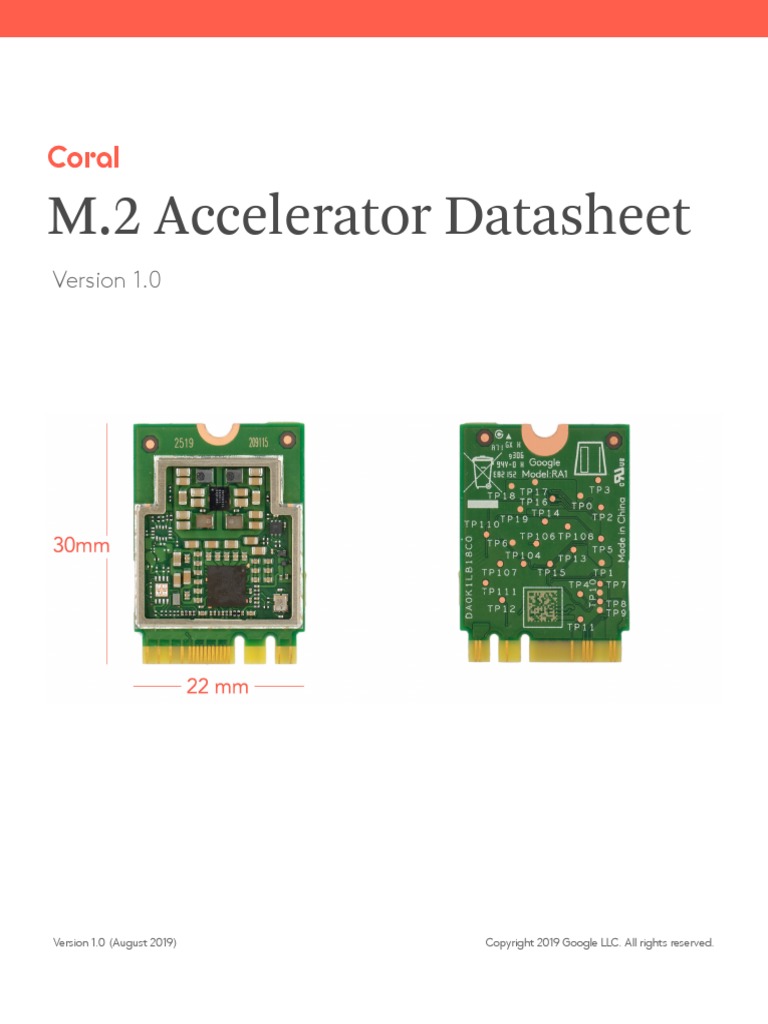 Coral M2 Datasheet | PDF | Office Equipment | Electronics