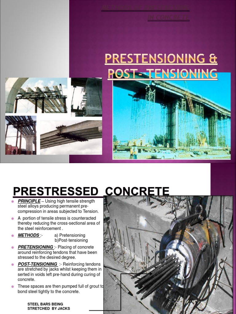 Prestressed Concrete Pdf Prestressed Concrete Building Technology